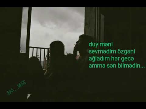 Duy məni sevmədim özgəni!. Ağladım hər gecə amma sən bilmədin....💔🍃        ÖLÜMÜNƏ SEVDİYİM