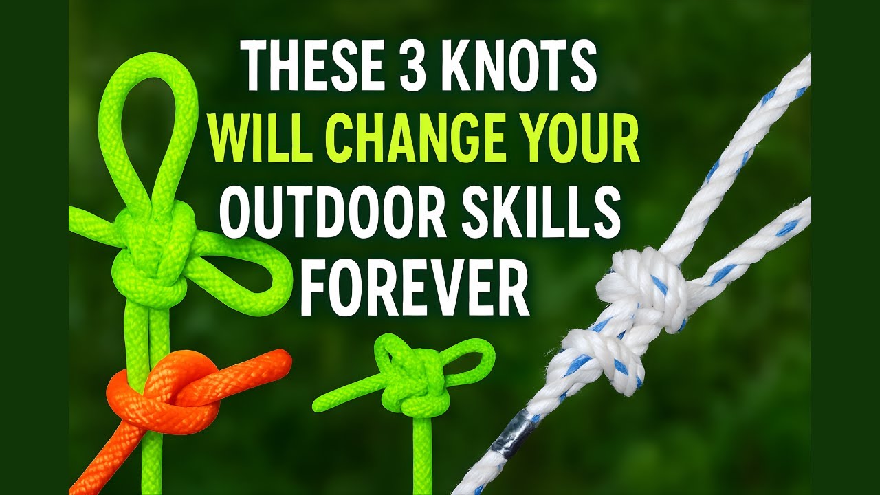 These 3 Knots Will Change Your Outdoor Skills Forever - YouTube