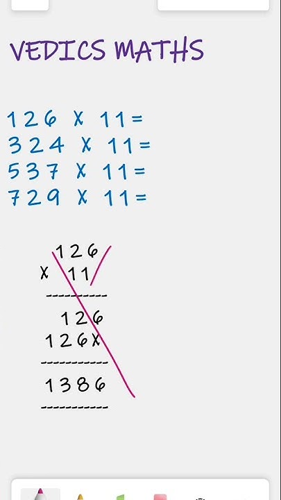 Vedic Maths:- Multiplication of any digits with 11 - YouTube