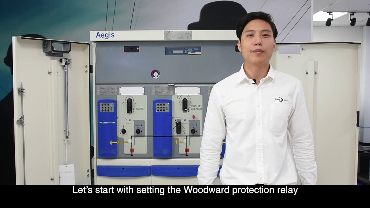 How to set Woodward protection relay - YouTube