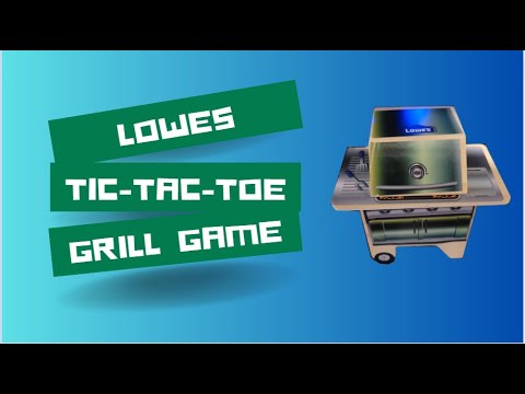 Lowes Tic-Tac-Toe Grill Game - Lowes Kids Workshop July 2023 - YouTube