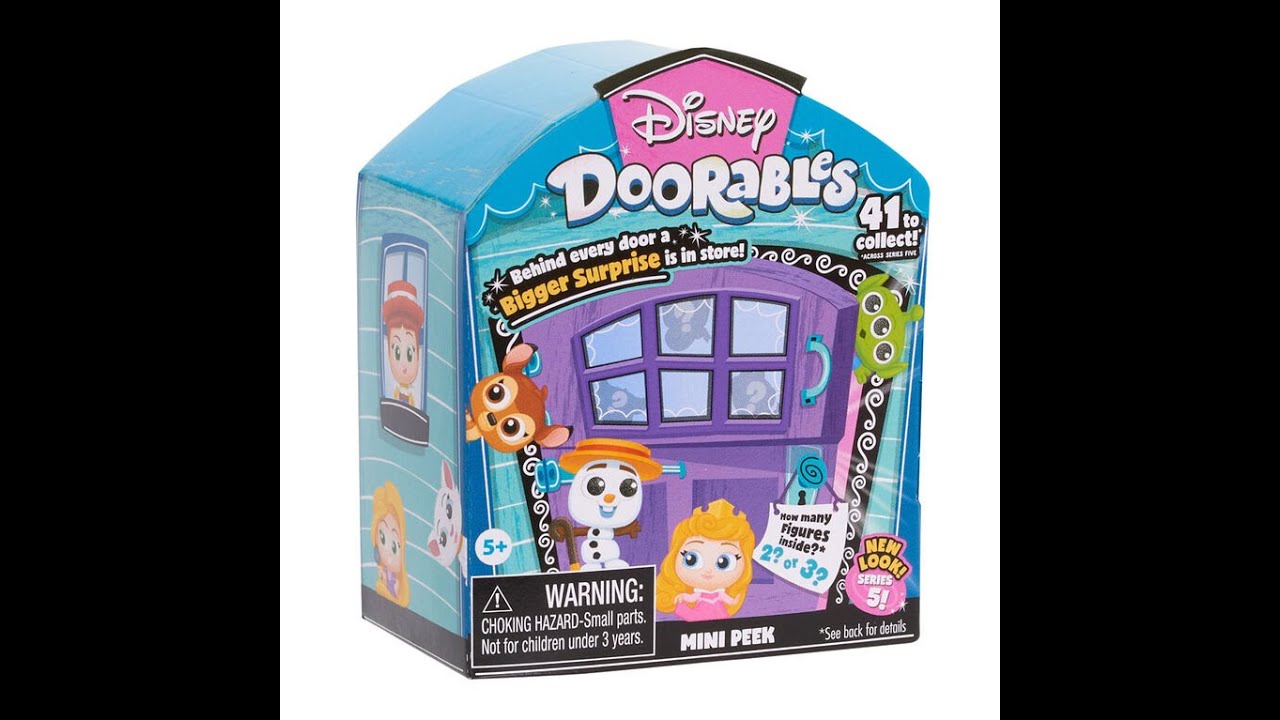 Opening 2 Disney Doorables series 5 mini peeks with codes - YouTube