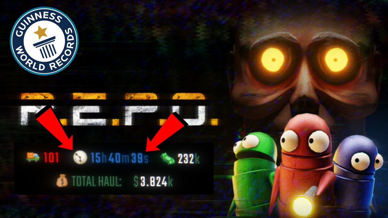 R.E.P.O. SPEEDRUN WORLD RECORD LEVEL 100 (15:40:39) - YouTube