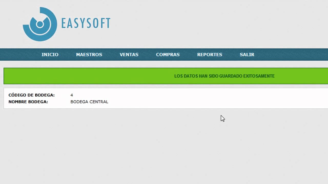 Nueva Bodega EASYSOFT - YouTube