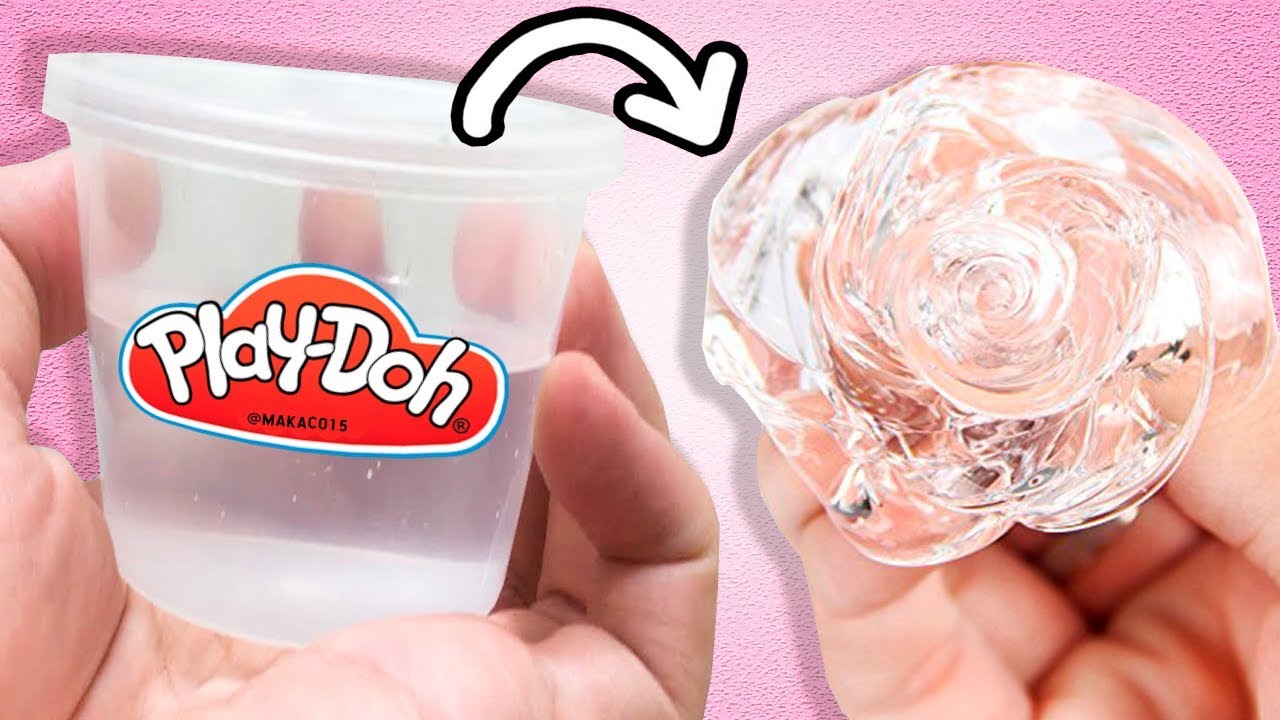 HOW TO MAKE CLEAR PLAY-DOH *2 Crazy Recipes! WHAT YOU SHOULD PROBE ...