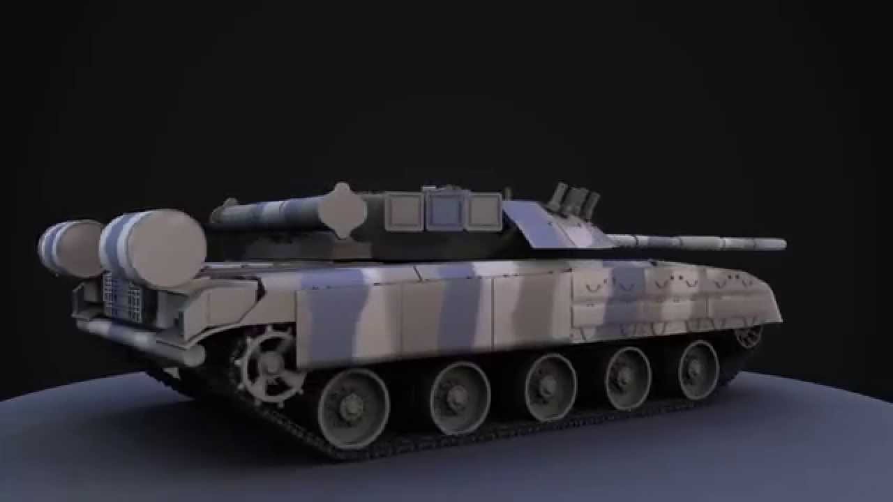 T 80 Tank Modeling Tutorial - YouTube