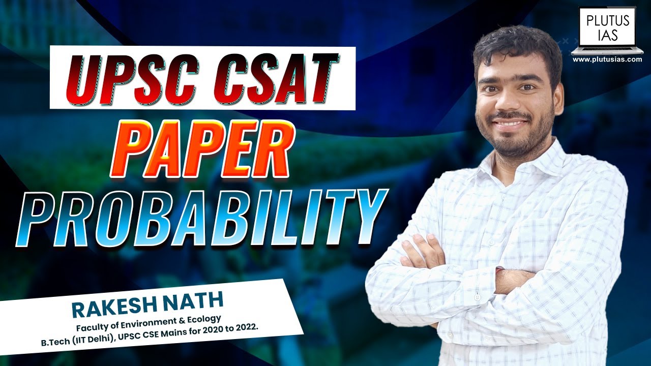 CSAT - Probability | UPSC Prelims Probability Question Solved Easily ...