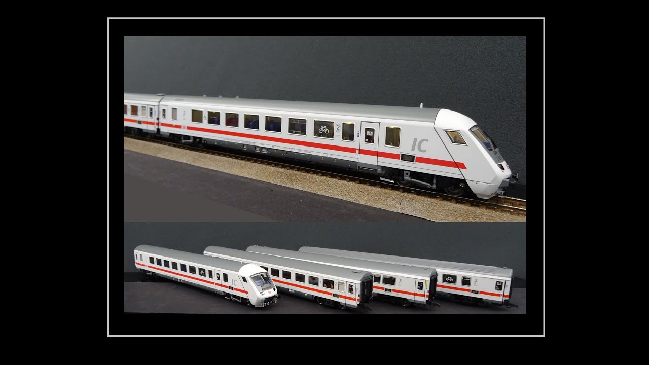 Roco HO 6210001 6200019 DB IC coach set - YouTube