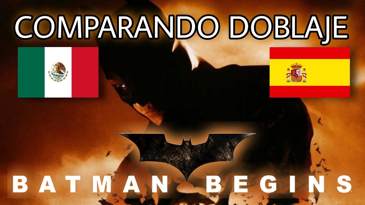 Comparando Doblaje Latino y Español Batman Begins - YouTube