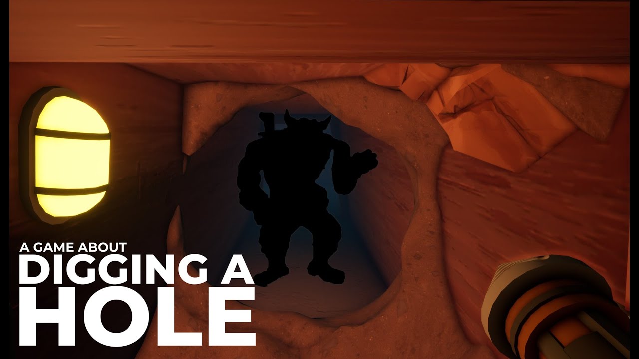There's Gold In My Backyard? - A Game About Digging A Hole - YouTube