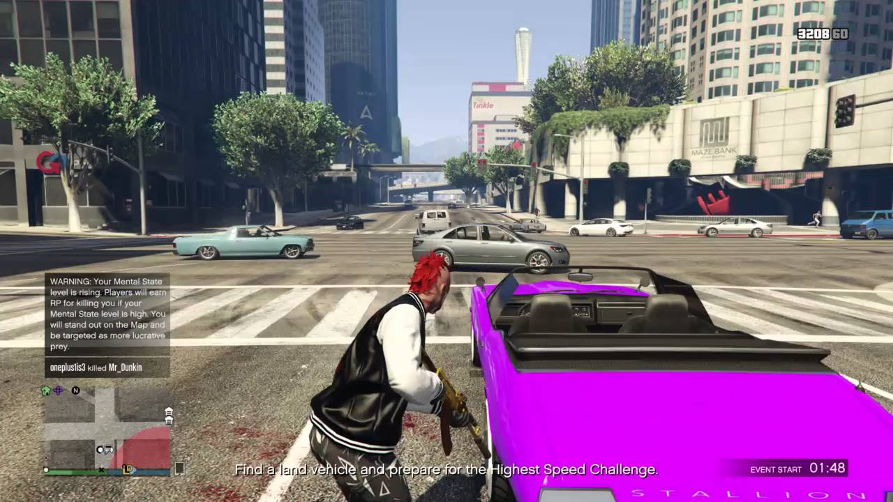 GTA 5 Driveby Backfire - YouTube