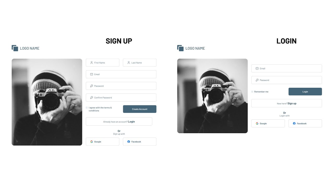 Ui Design Tutorial | Sign Up Page | Figma Tutorial - YouTube