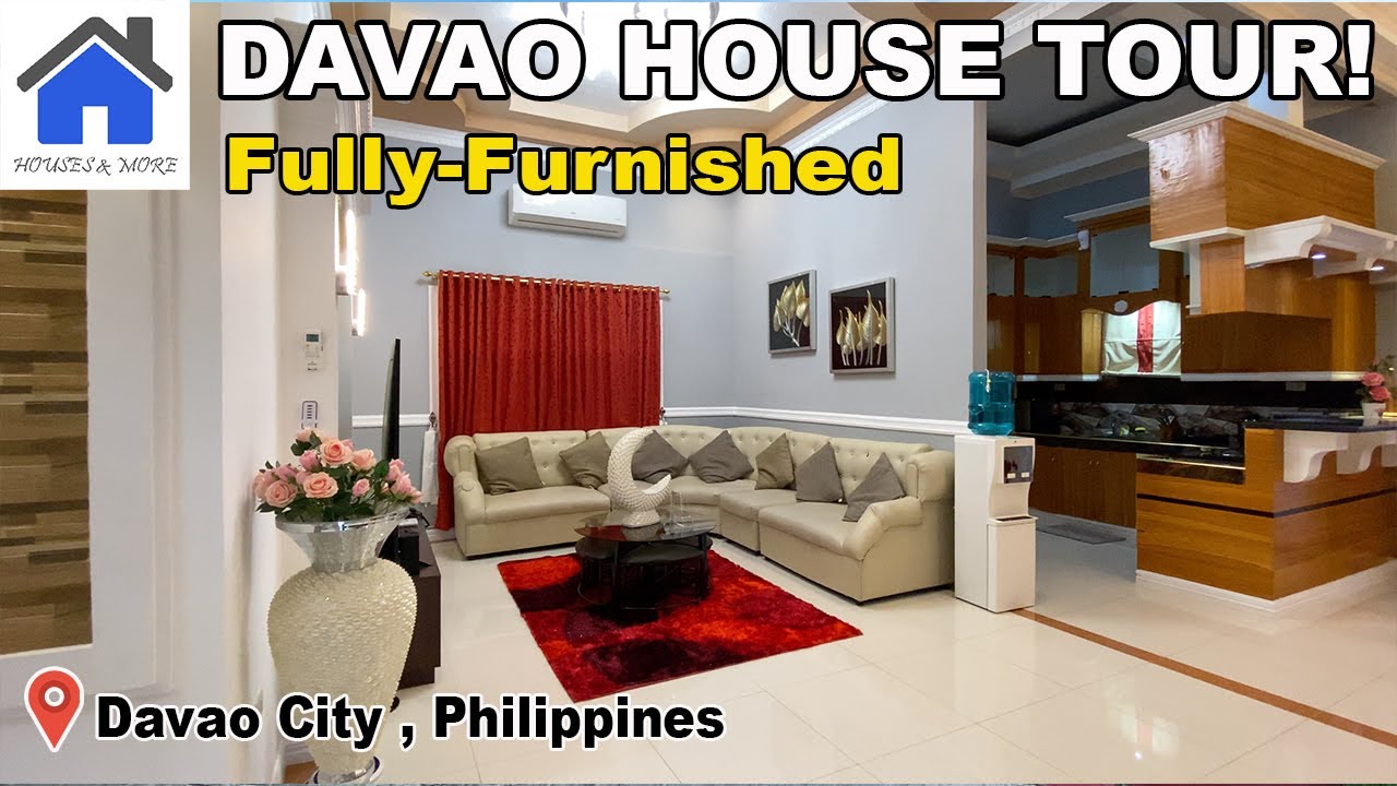 Beautiful Fully-Furnished Bungalow House Design For Sale with 4BR in ...