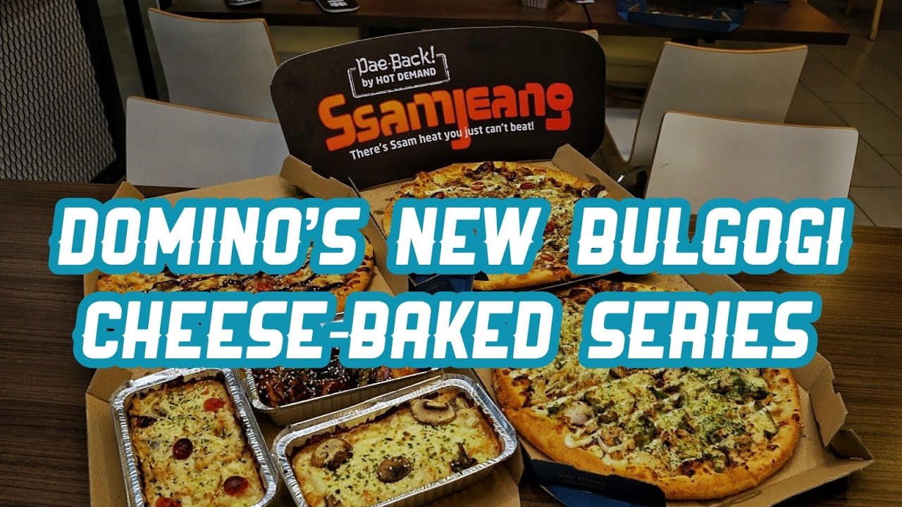 Domino's Launches New Bulgogi Cheese-Baked Series - YouTube