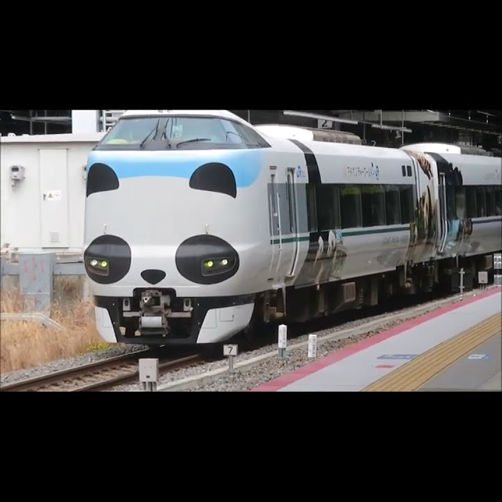 【JR西日本・287系＆283系 特急くろしお】パンダくろしおsmileアドベンチャートレイン＆オーシャンアロー#JR西日本#283系#287 ...