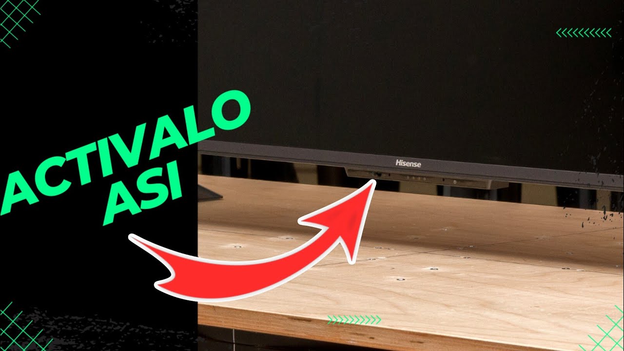 como configurar el micrófono de smart tv Hisense U6H - YouTube