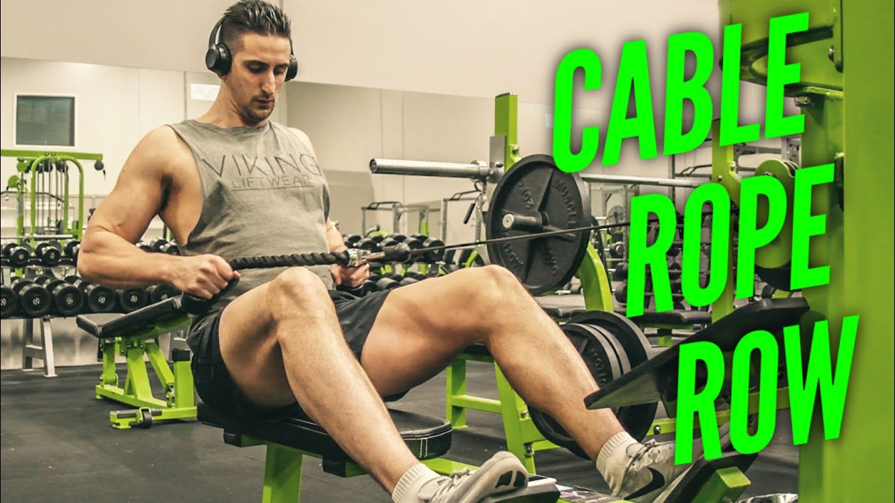 Cable Rope Row - YouTube