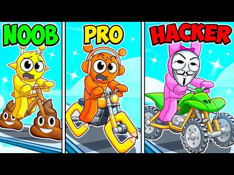 NOOB vs PRO vs HACKER Scribble Car