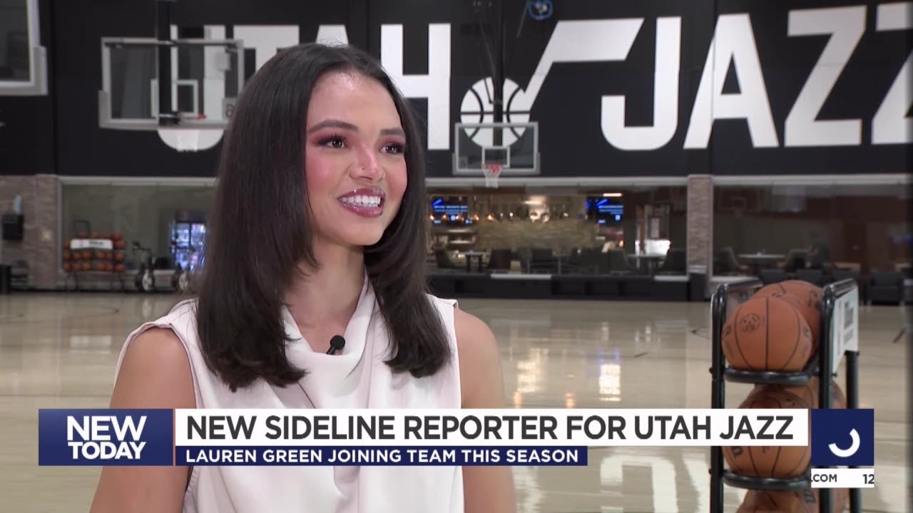 New sideline reporter for the Jazz joins the team this season - YouTube