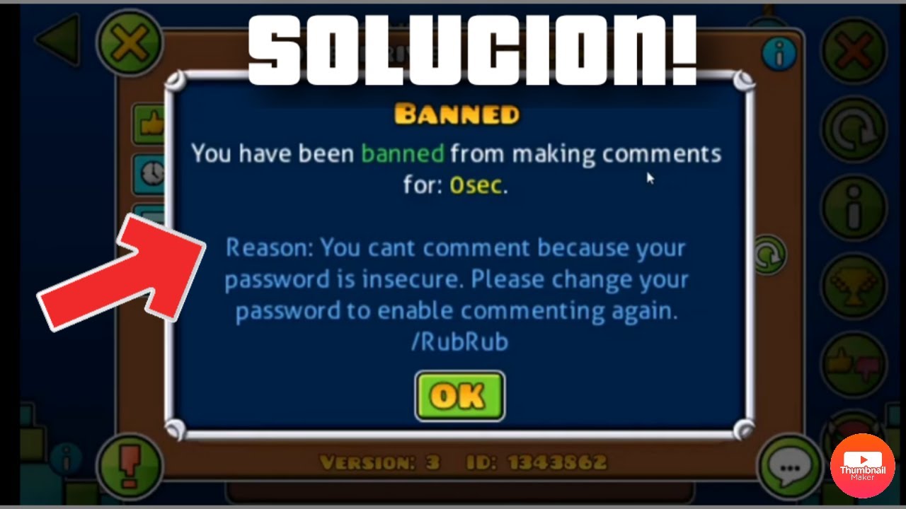 SOLUCION no puedo COMENTAR en los NIVELES de GEOMETRY DASH | Narvaez GD ...