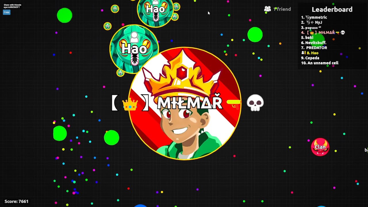 UNA PARTY CON BOTS O SIN BOTS? CON CLOVER | AGAR.IO - YouTube