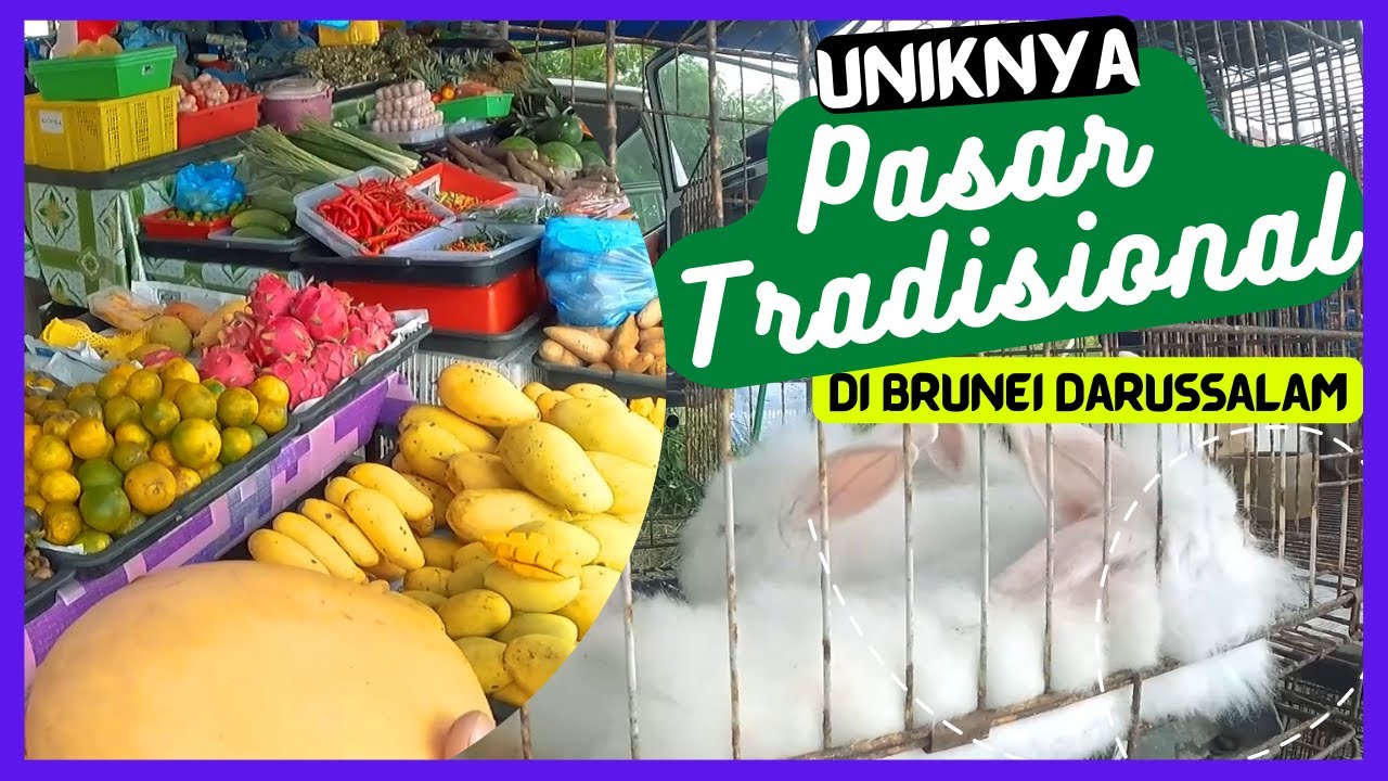 Uniknya pasar tradisional pinggir pantai di Brunei daerah Jerudong ...
