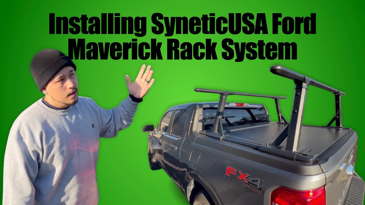 Installing SyneticUSA Ford Maverick Rack System - YouTube