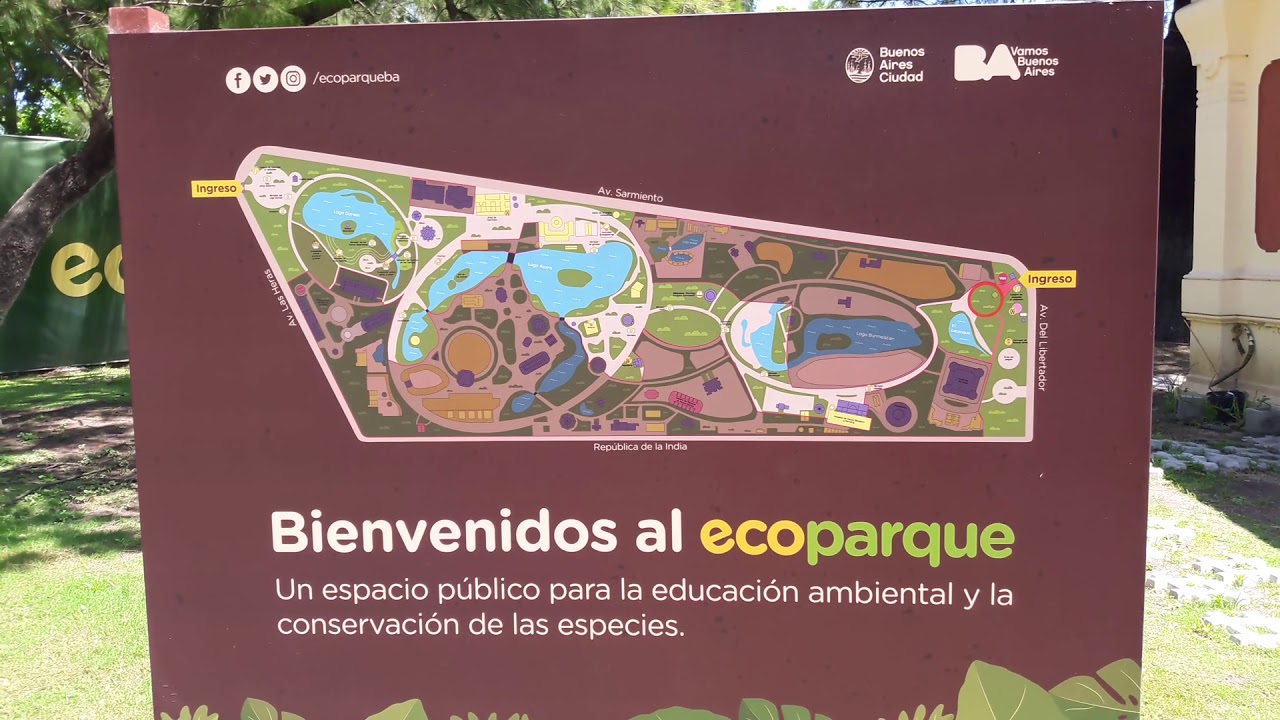BUENOS AIRES 2021 - ECOPARQUE (ORIENTATION MAP) - YouTube