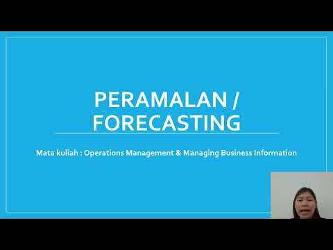 Tutorial QM for Windows Metode FORECASTING/ PERAMALAN dengan aplikasi POM QM - YouTube