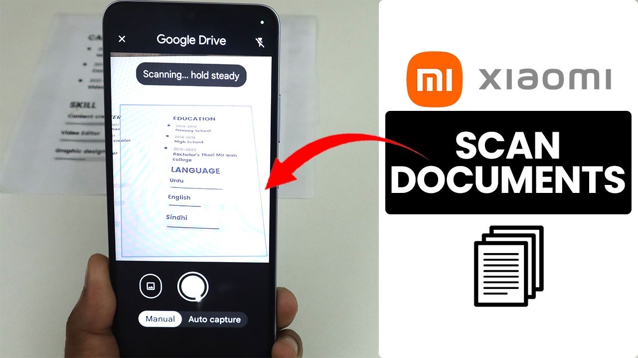(Easy) How to Scan Documents on Xiaomi, Redmi Phone - YouTube