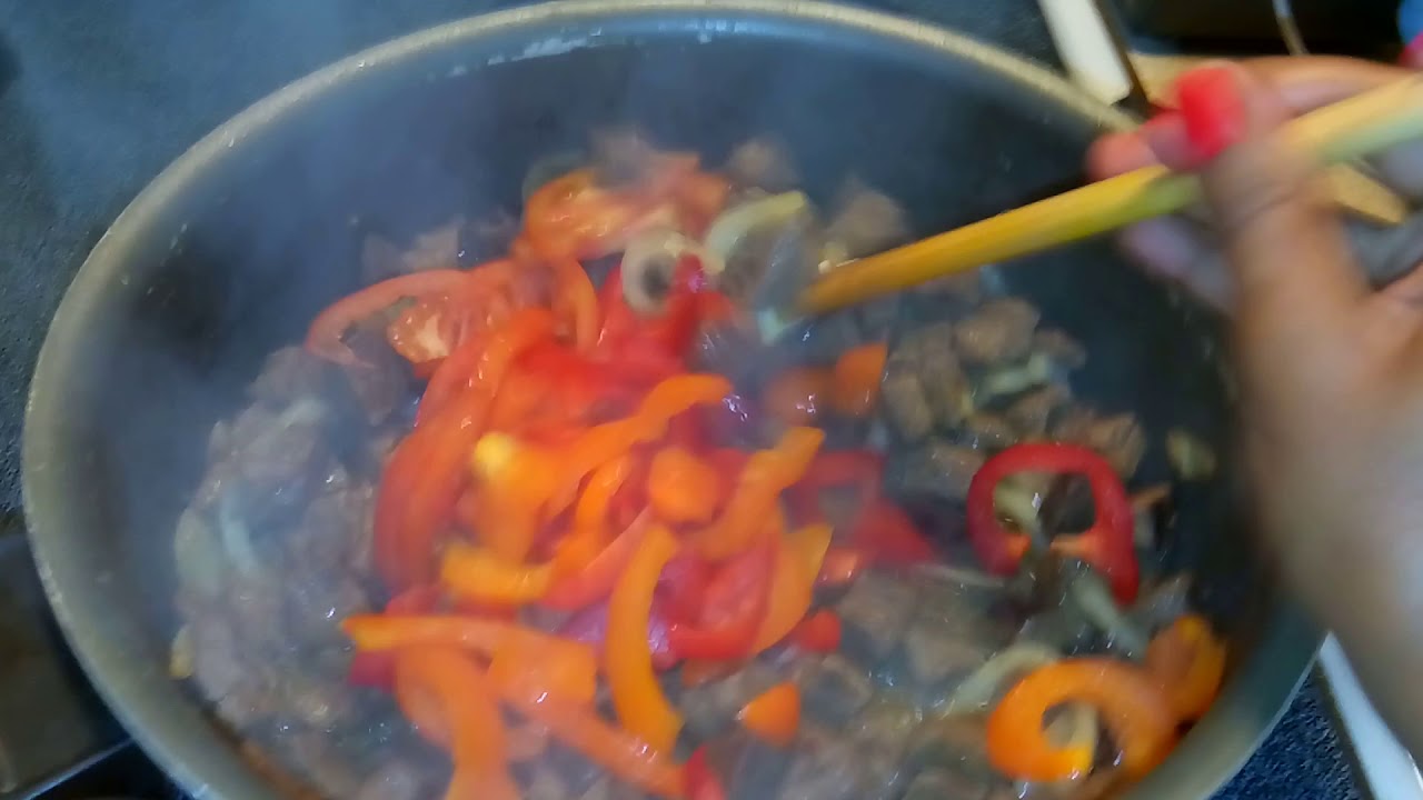 How to make Ethiopian tibs wot - YouTube