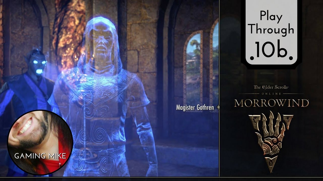 Sadrith Mora (Gameplay Broadcast) Morrowind Playthrough 10b - The Elder ...