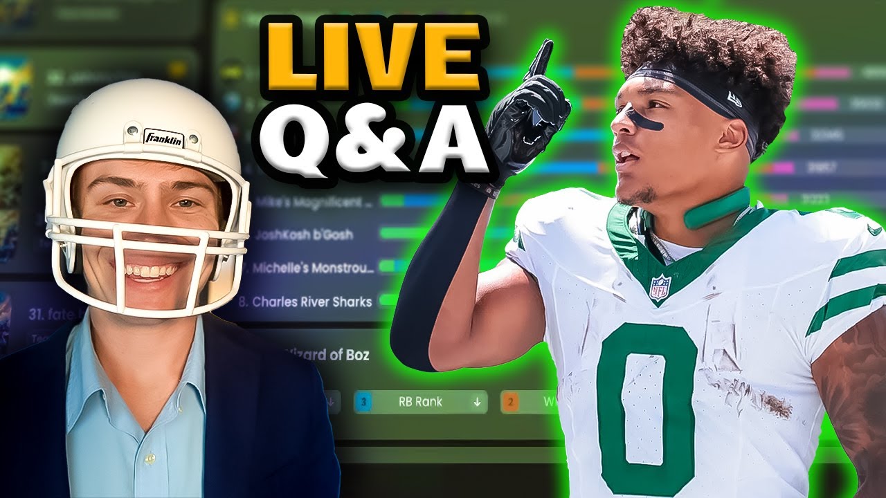 Answering Fantasy Football Questions! - YouTube