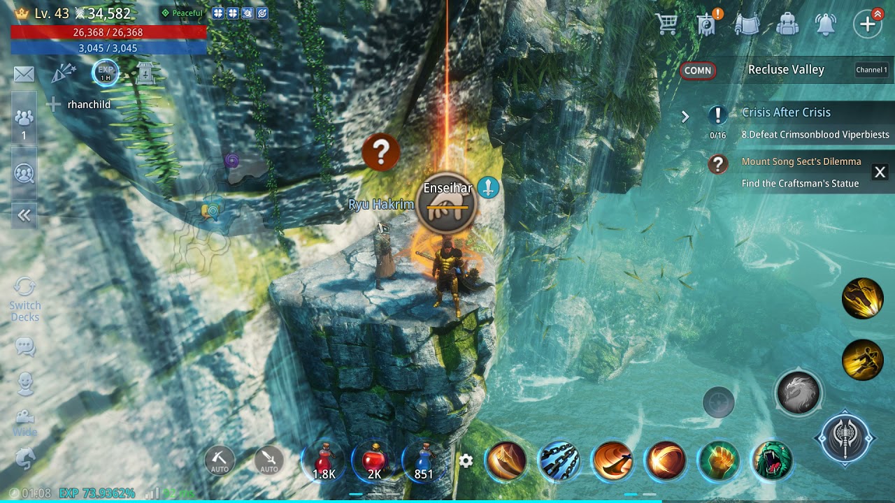 MIR4 Quest: Mount Song Sect's Dilemma - Find the Craftsman's Statue ...