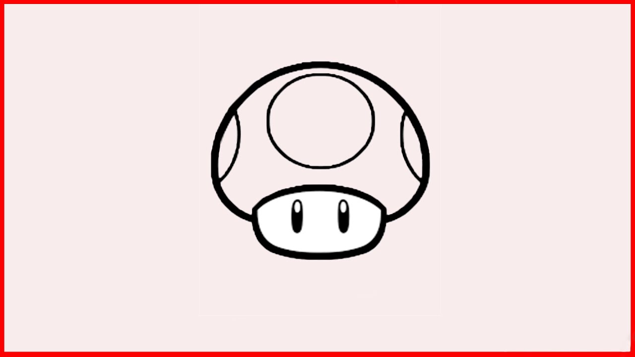 COME DISEGNARE IL FUNGO DI MARIO - YouTube