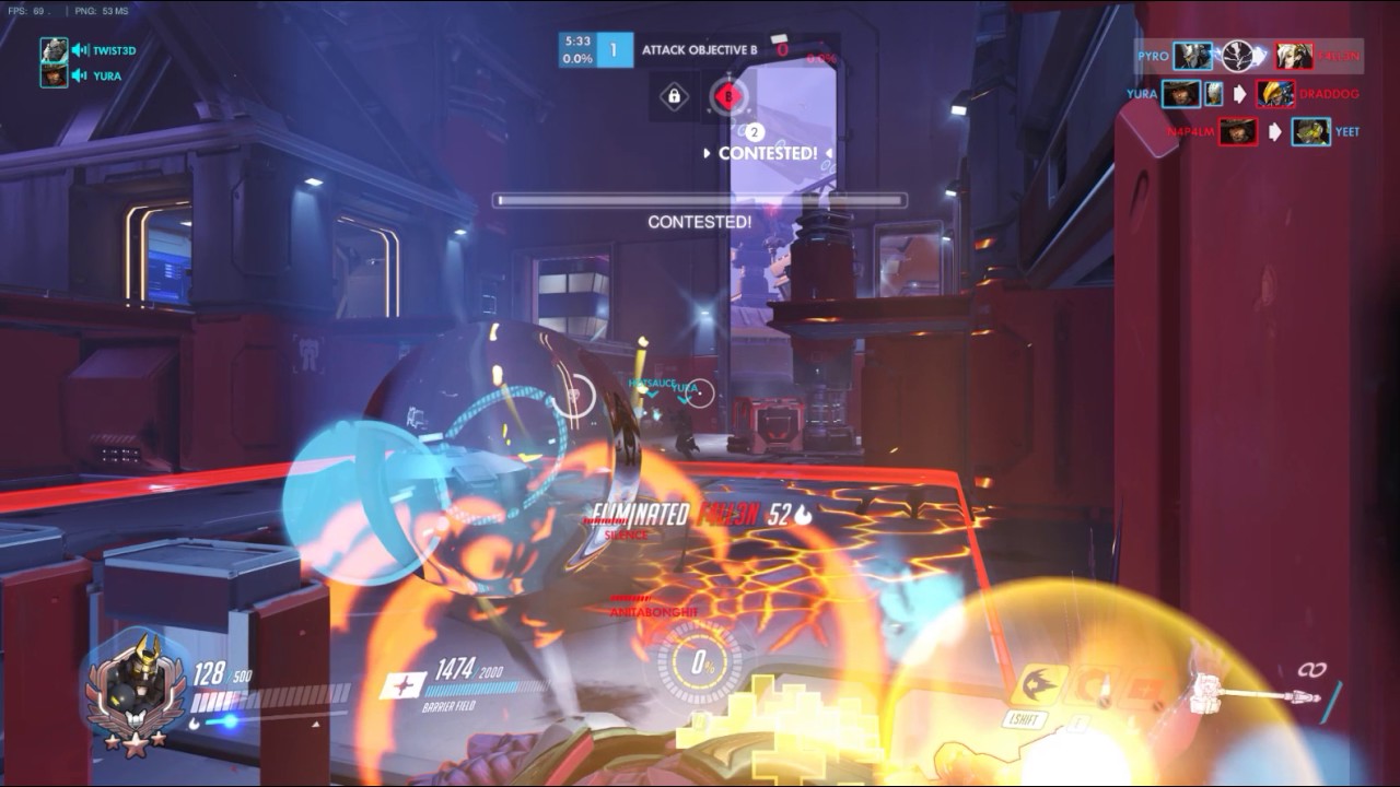 Overwatch: Awkward Reinhardt Ultimate - YouTube