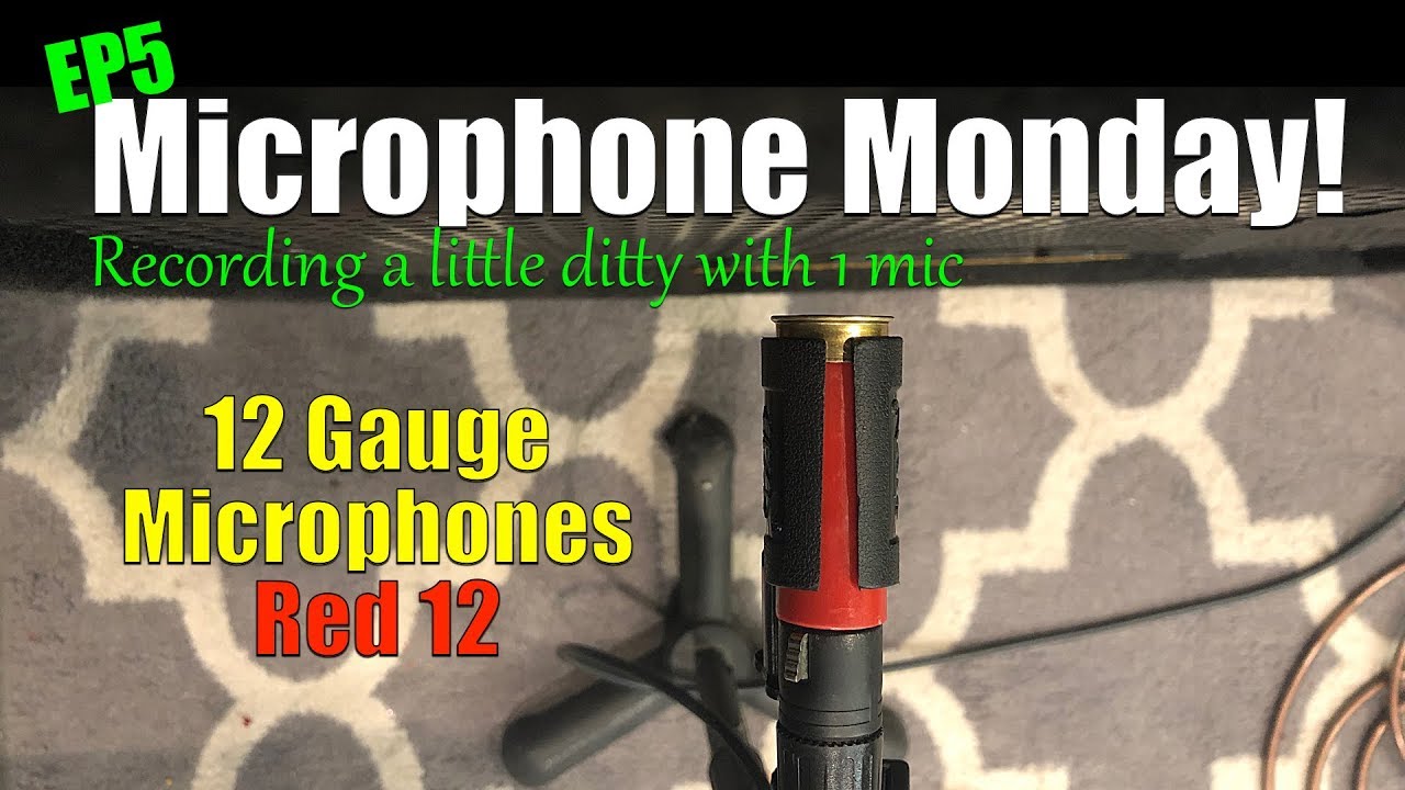 Microphone Test! Recording A Song with 12 Gauge Microphone's Red 12 ...