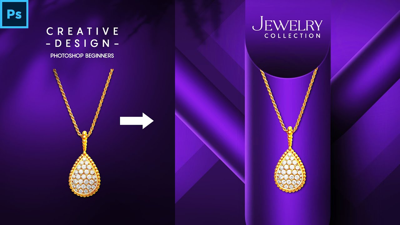 Jewelry Design | Product Manipulation tutorial Step By Step | Photoshop ...