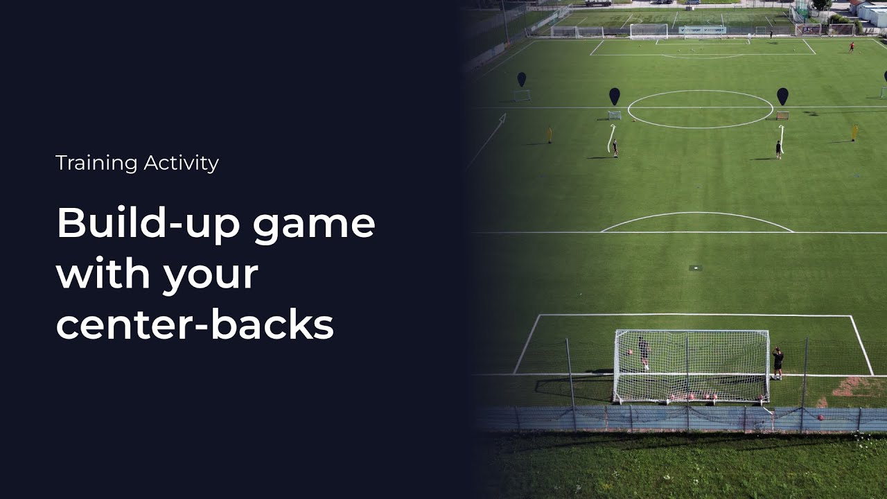Build-up game with your center-backs | Soccer Coaching Drill - YouTube