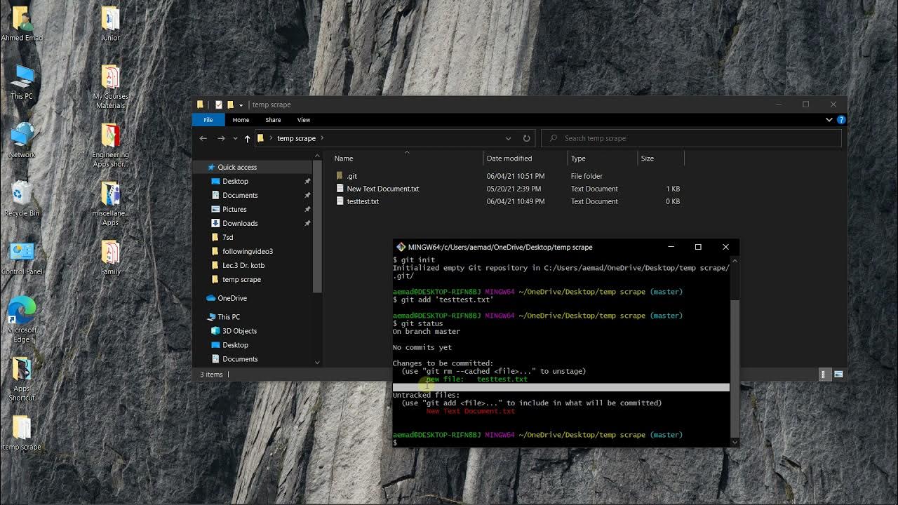 [Arabic] Adding files to github (quick guide) - YouTube