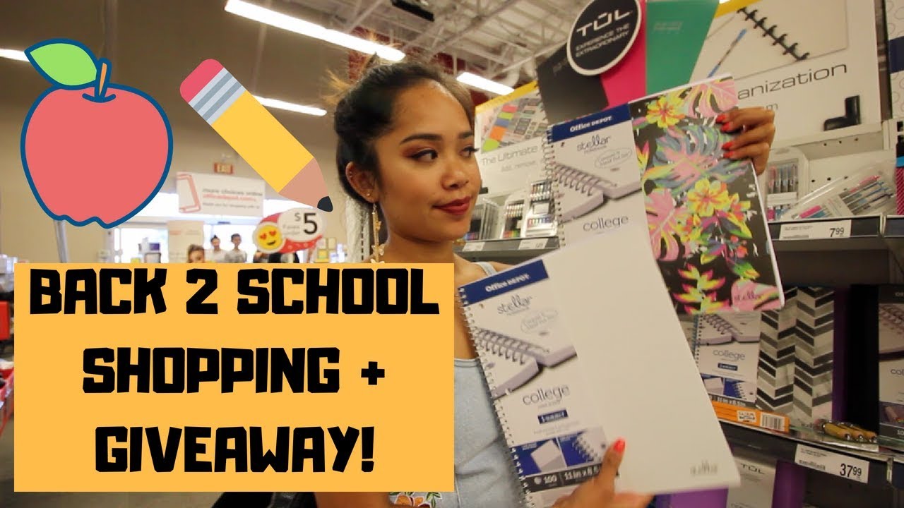 SCHOOL SUPPLIES HAUL 2018 (college/uc berkeley)- Kayla Pimentel - YouTube