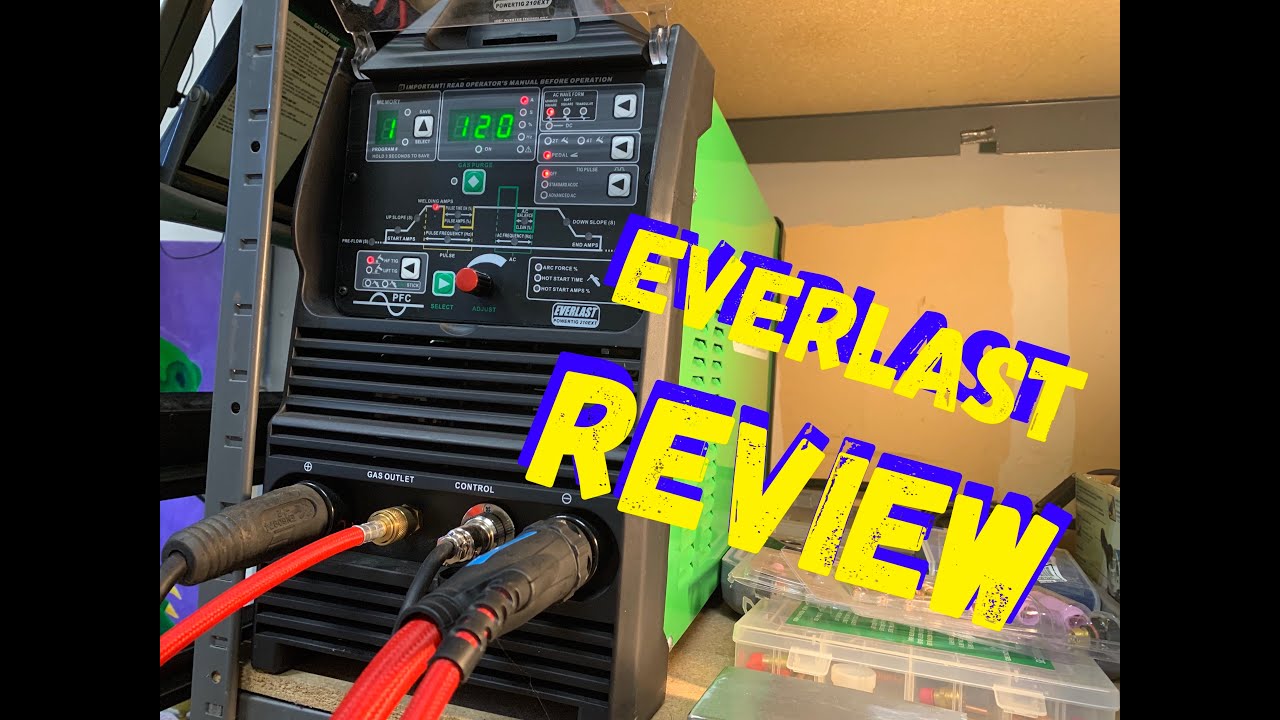 EVERLAST WELDERS - MY REVIEW OF THE EVERLAST 210 TIG WELDER - YouTube