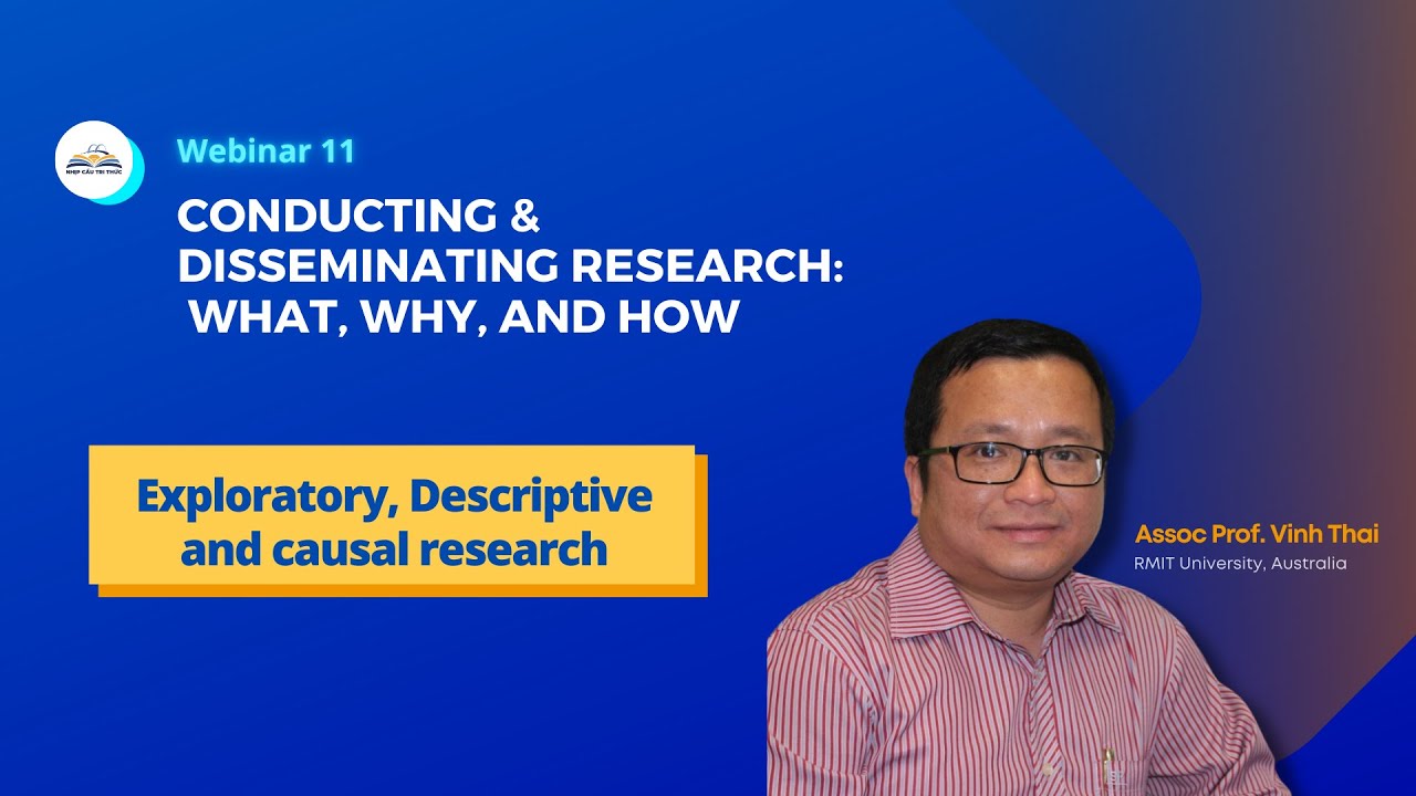Webinar 11 | Exploratory, Descriptive and causal research - YouTube