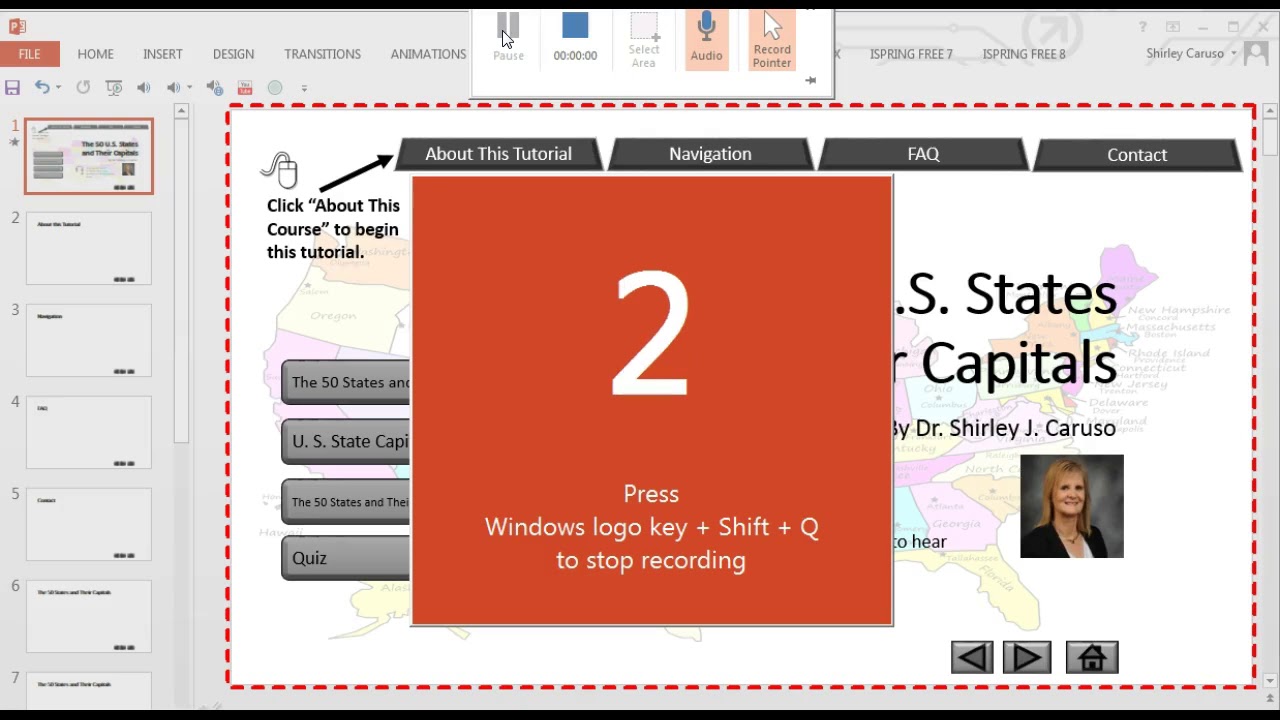 Screencasting with PPT (Video 4 of 6) - YouTube