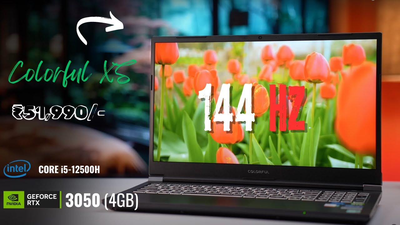 Cheapest RTX 3050 With intel core i5-12500H | COLORFUL XS Series Gaming ...