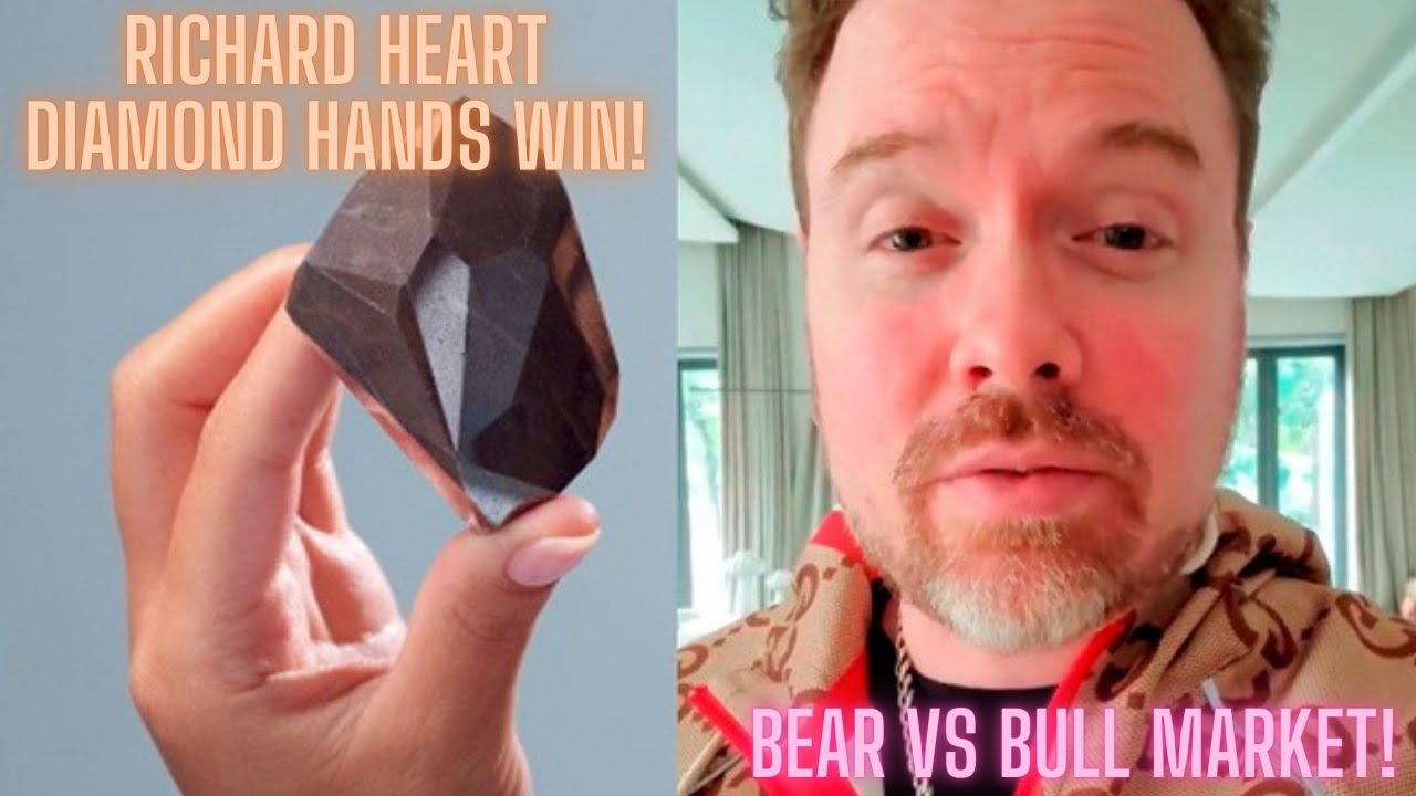 Richard Heart Diamond Hands Win! Bear vs Bull Market! - YouTube