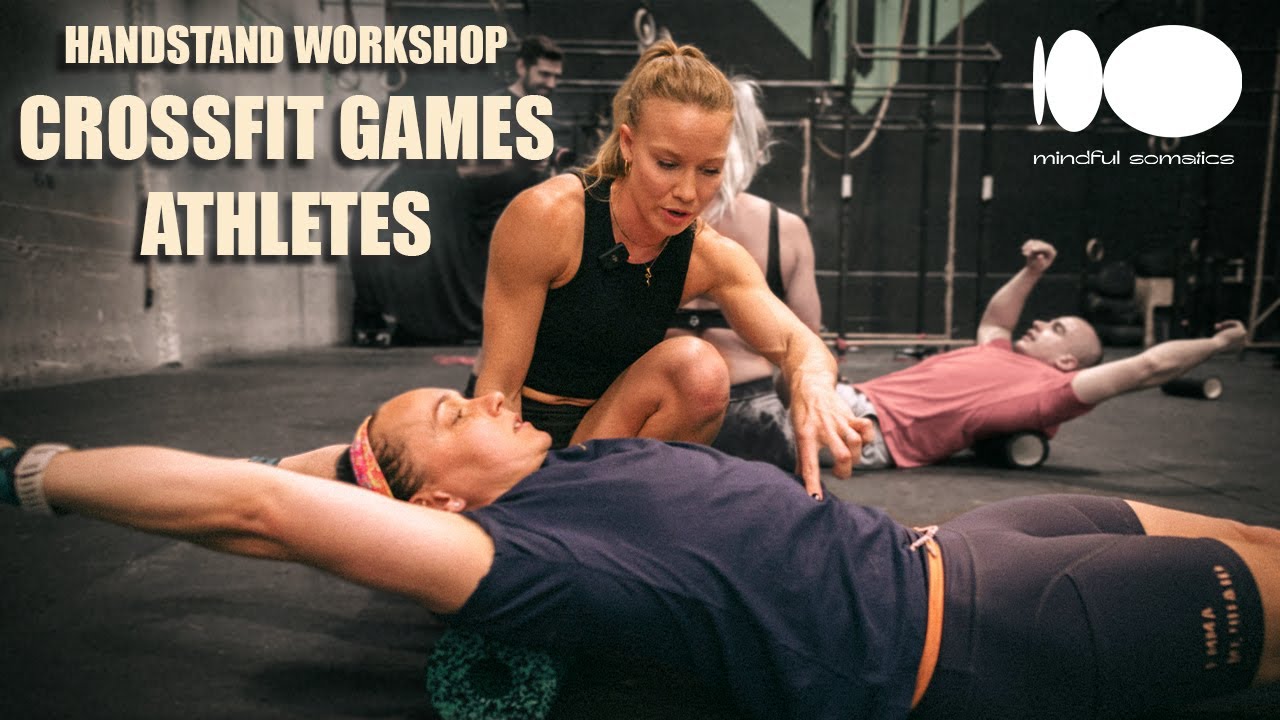 Handstand workshop for European CrossFit Games athletes!! - YouTube
