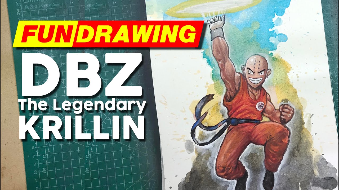 FUN DRAWING : Krillin the most beloved one from DBZ Univers Artwork ...