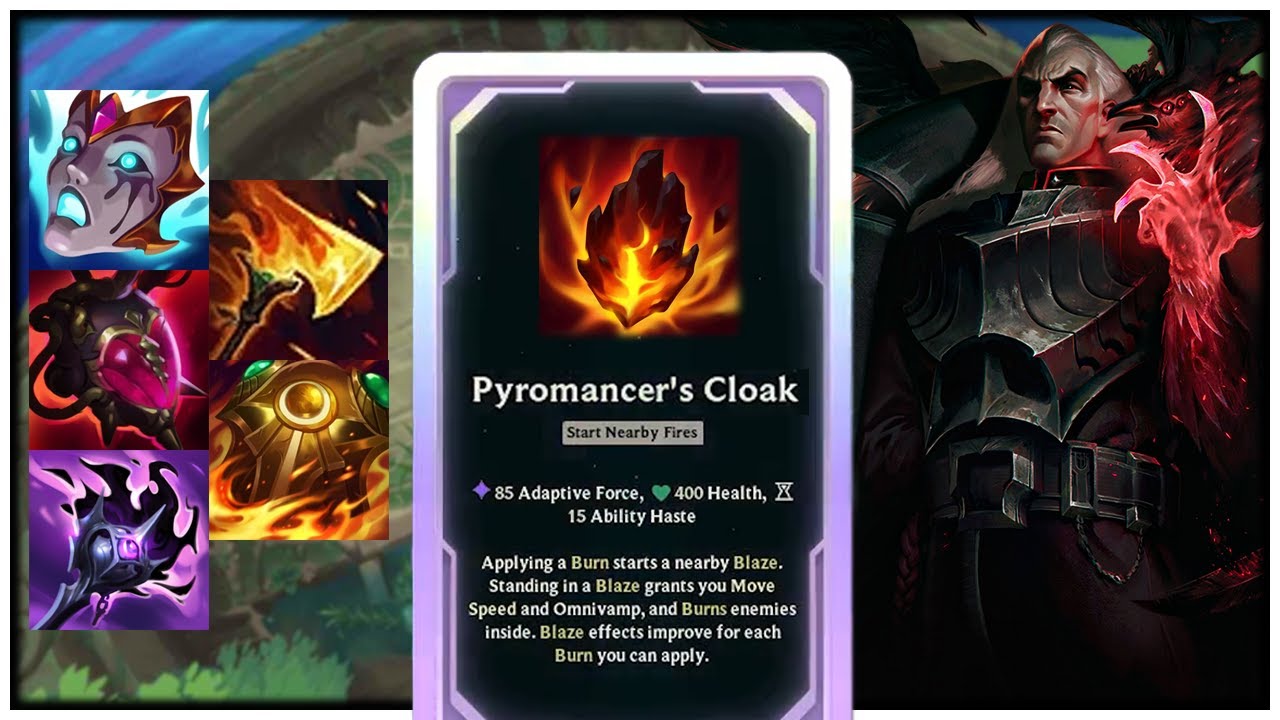 6 Burn Items Synergy With New Pyromancer's Cloak Might Be Broken! - YouTube