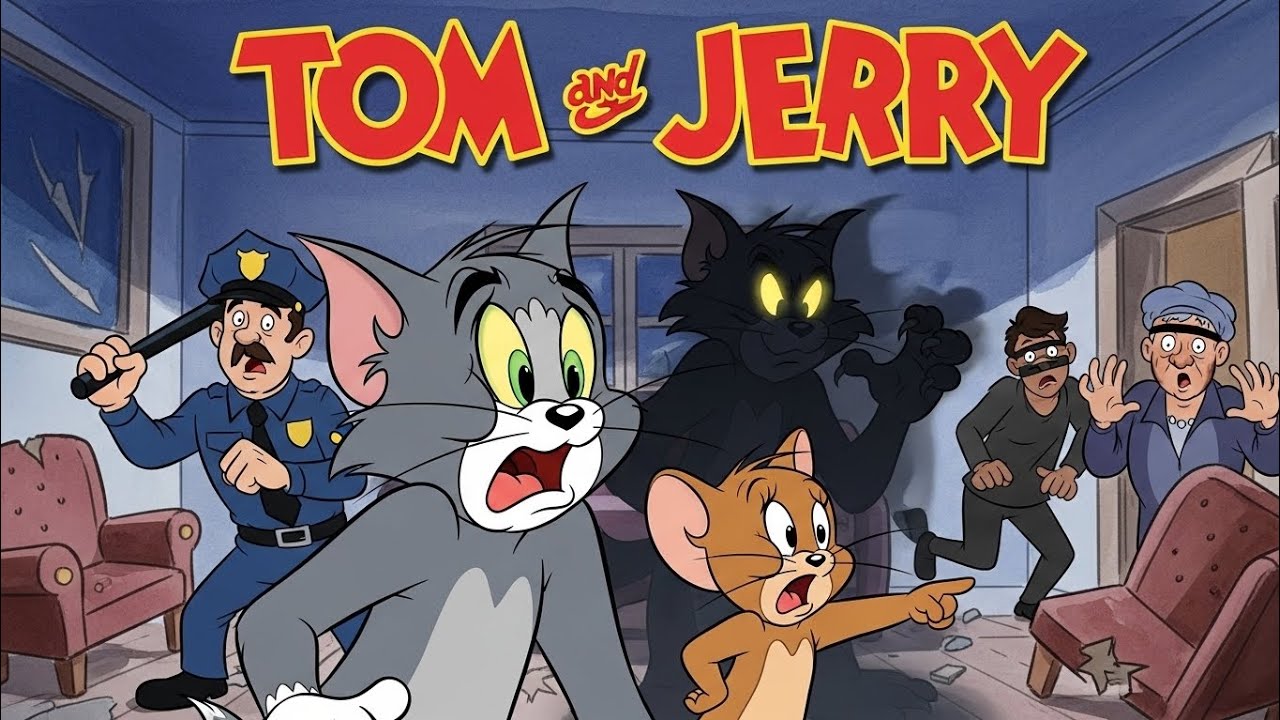 Tom and Jerry vs Thieves | Suspenseful Rescue Story | Hindi Cartoon ...